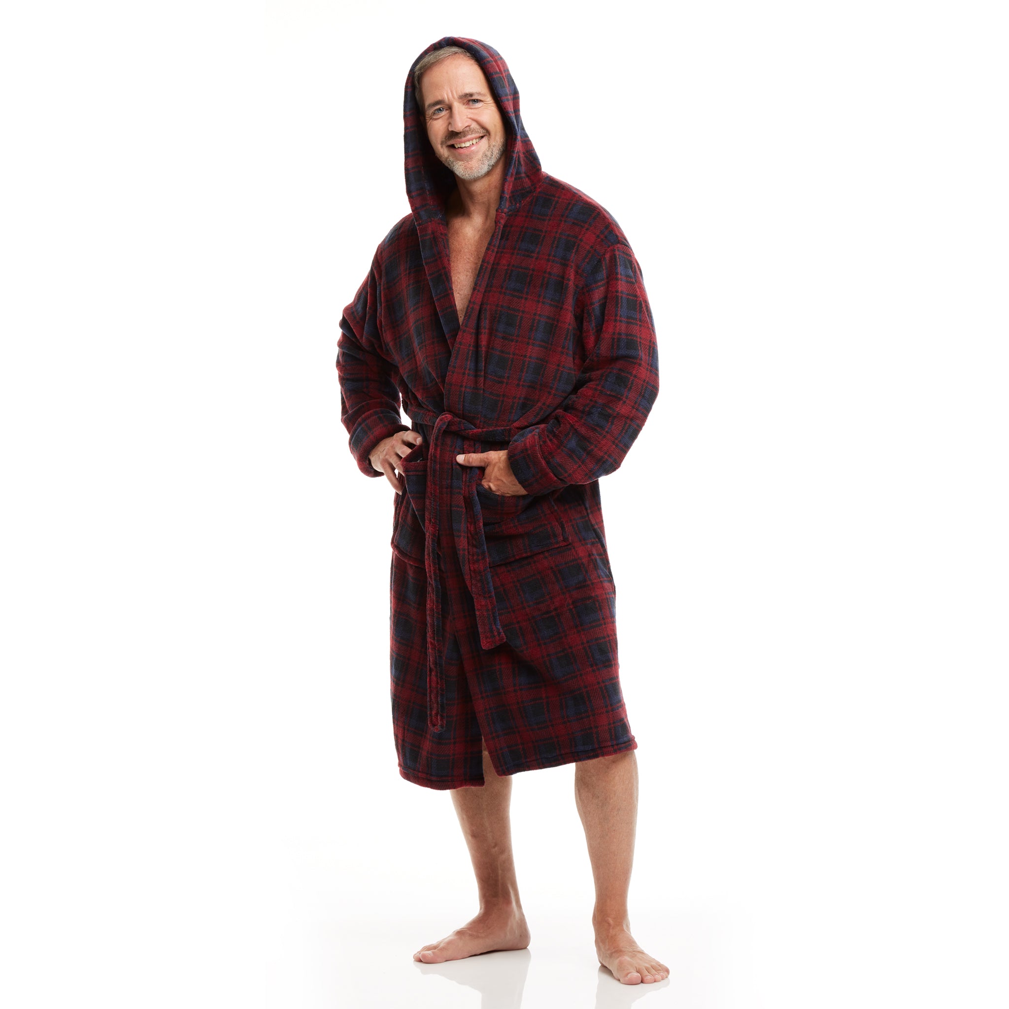 Men's Full Lenght Large Hooded Full Bath Robe – Carole Martin Canada ...